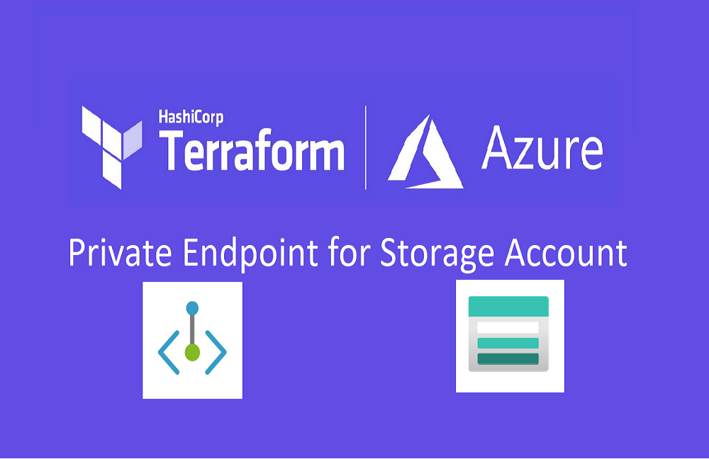 Creating private endpoint for Azure storage account using Terraform